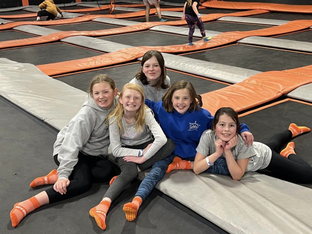 Pathfinders Visit Sky Zone - Spring Meadows Church of Christ
